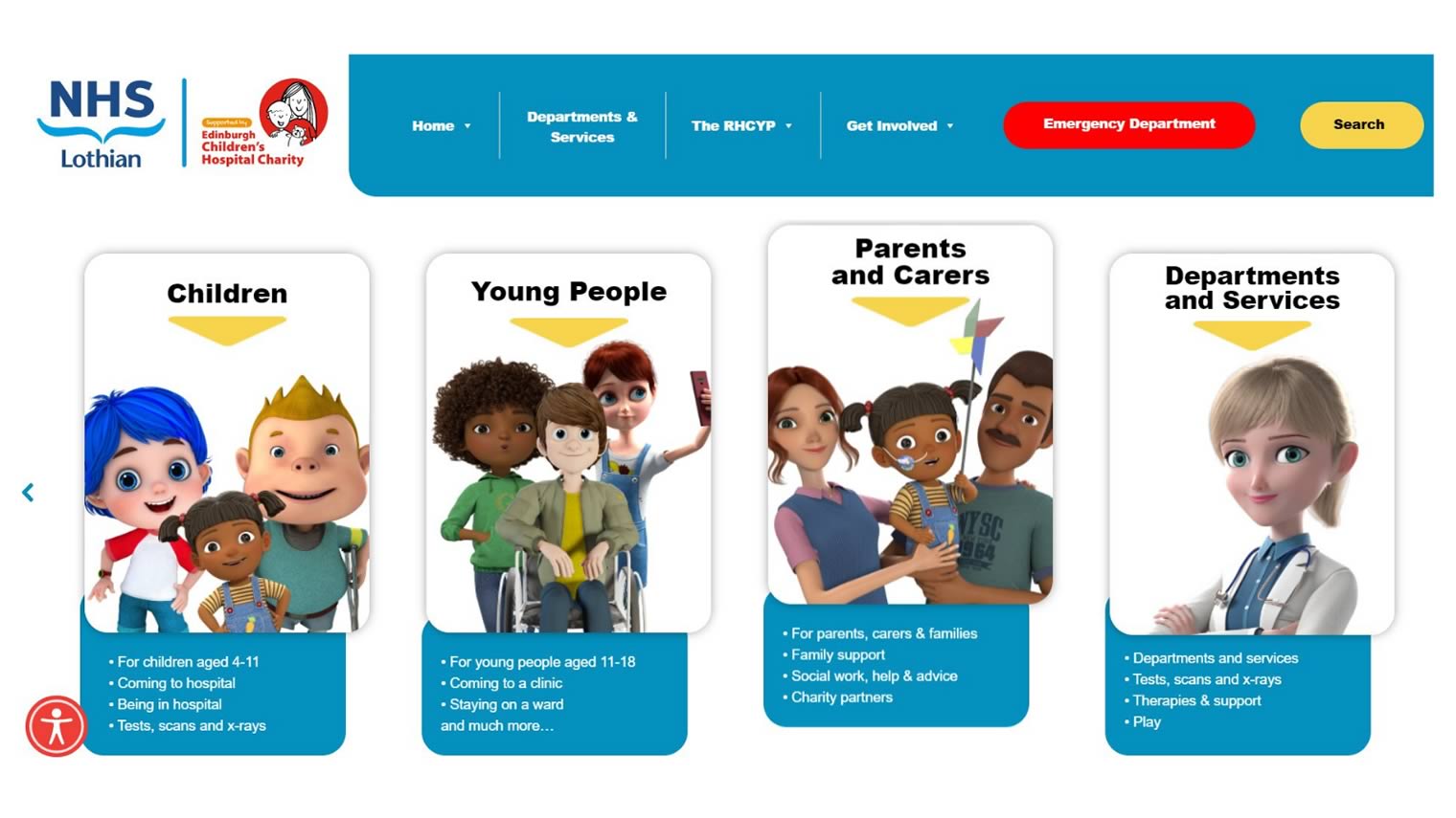 NHS Lothian’s unique Children’s Services website receives Scottish ...